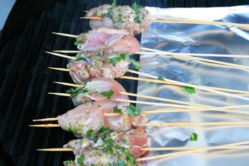 Grilled Chicken Brochettes - Inspired Cuisine