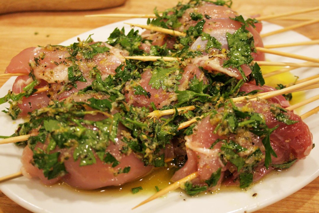 Grilled Chicken Brochettes - Inspired Cuisine