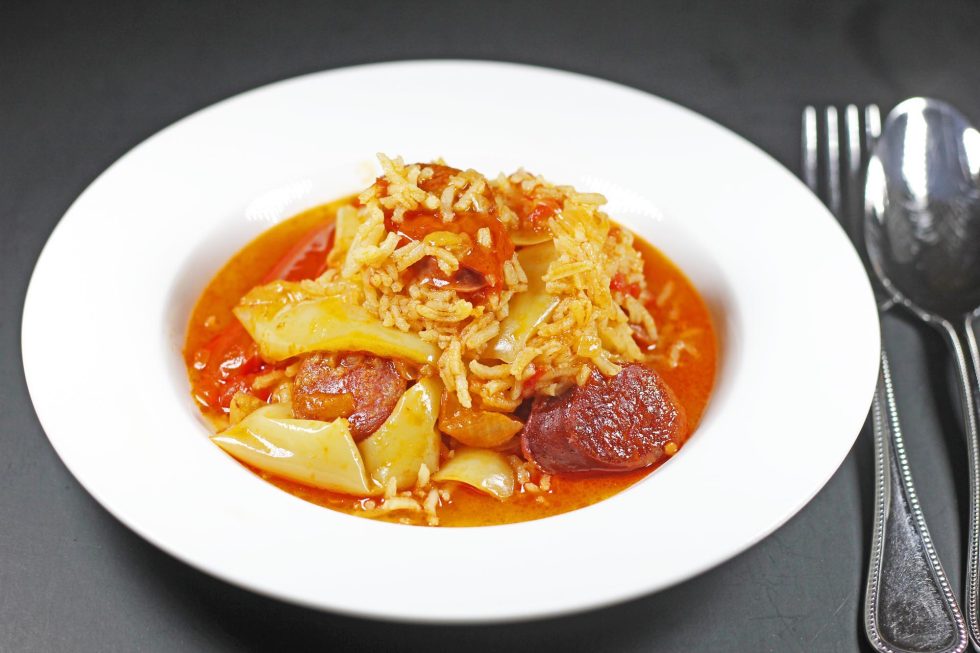 White Pepper, Tomato and Pepperoni Lecho - Inspired Cuisine