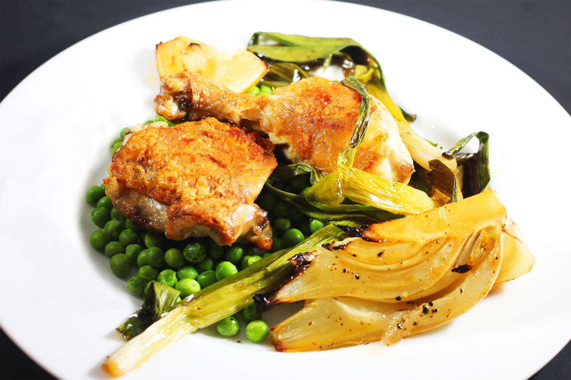 Chicken and Spring Veg - Inspired Cuisine